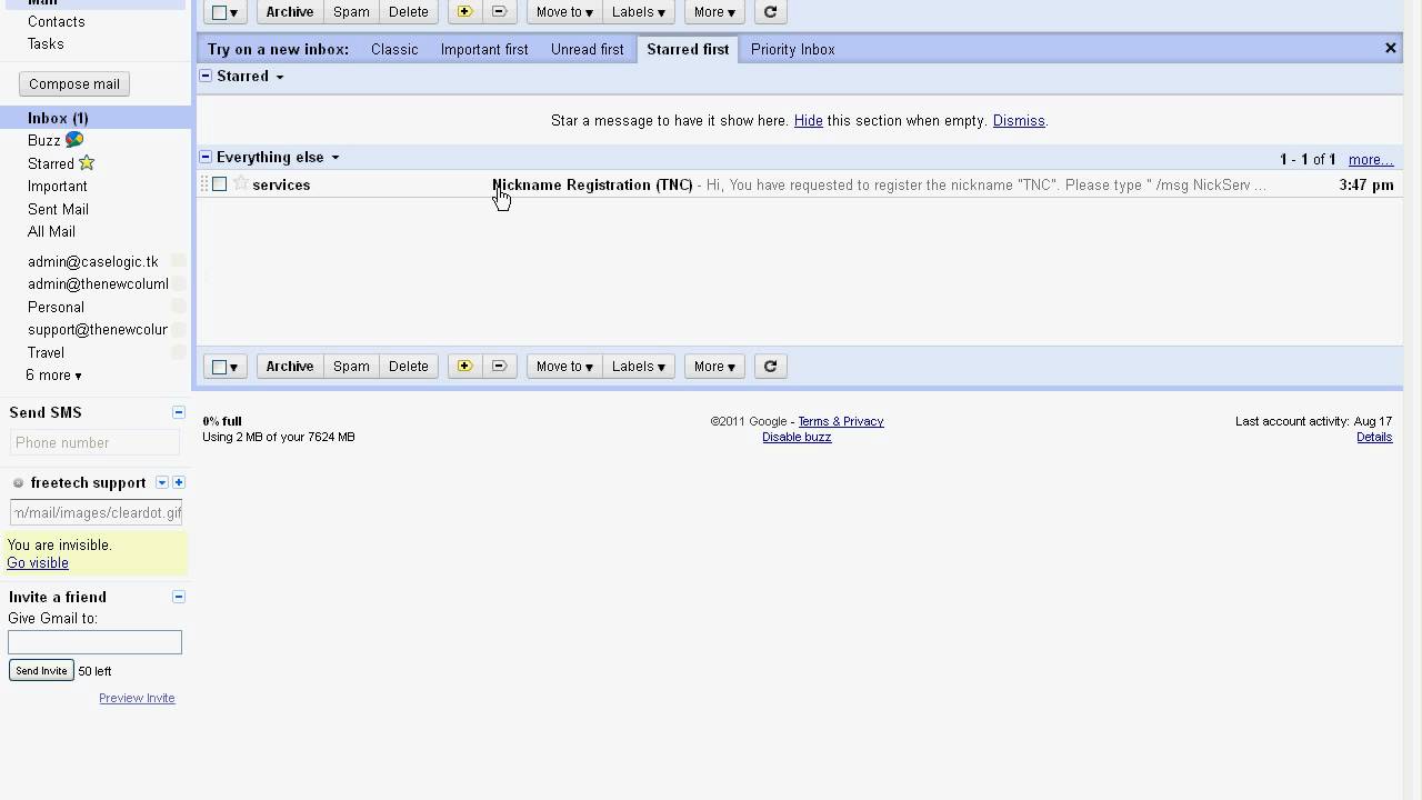 How to register your nickname on Mibbit - YouTube