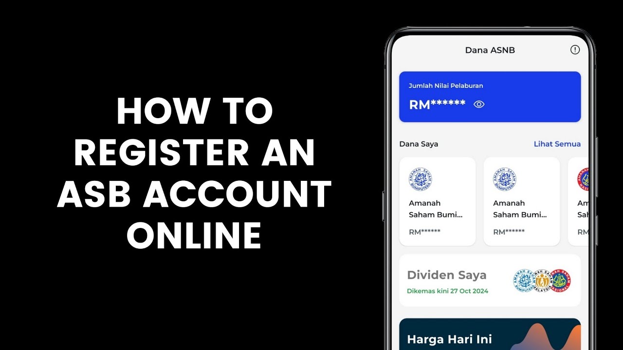 How to Register an ASB Account Online in the myASNB App - YouTube