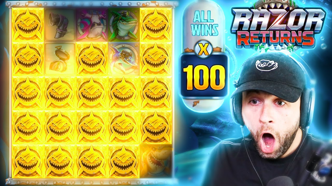 IS THIS A MAX WIN!?... RECORD WIN on the *NEW* RAZOR RETURNS slot ...