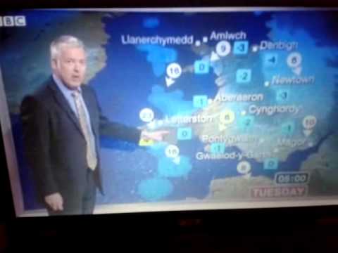 BBC Weather forecast for Wales 14/01/13 - YouTube