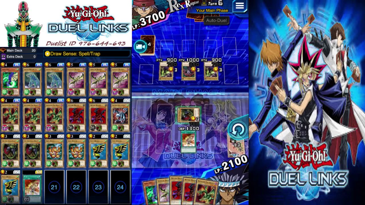Yu-Gi-Oh Duel Links Spirit Ryu Gold Farming Deck - YouTube