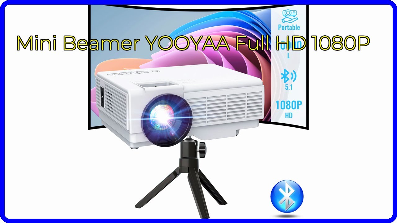 BEWERTUNG (2025): Mini Beamer YOOYAA Full HD 1080P. WESENTLICHE ...