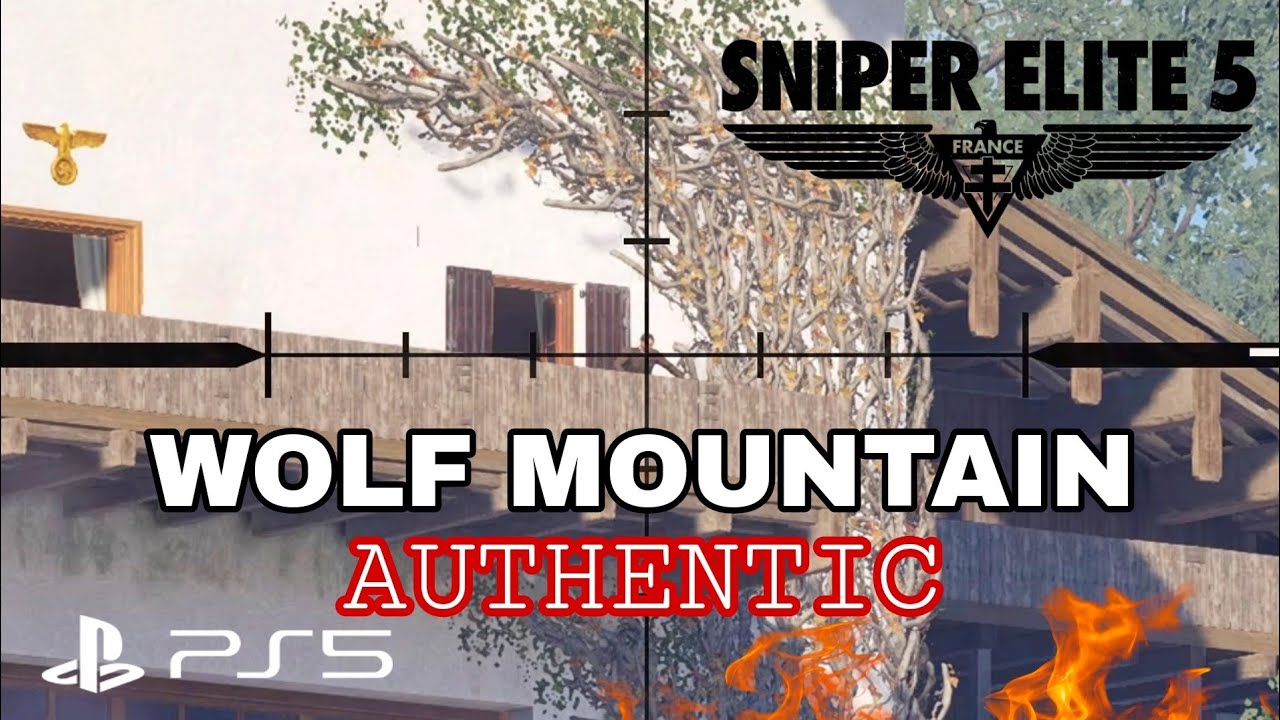 Wolf Mountain - Sniper Elite 5 - AUTHENTIC gameplay - PS5 - YouTube
