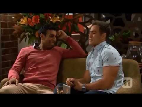 Aaron and Tom get back together scene ep 7410 - YouTube