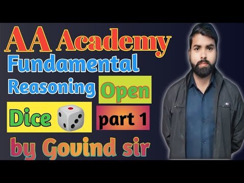 Open Dice 🎲II 🎲 question part 1 II Reasoning II Dice II #dice II AA ...