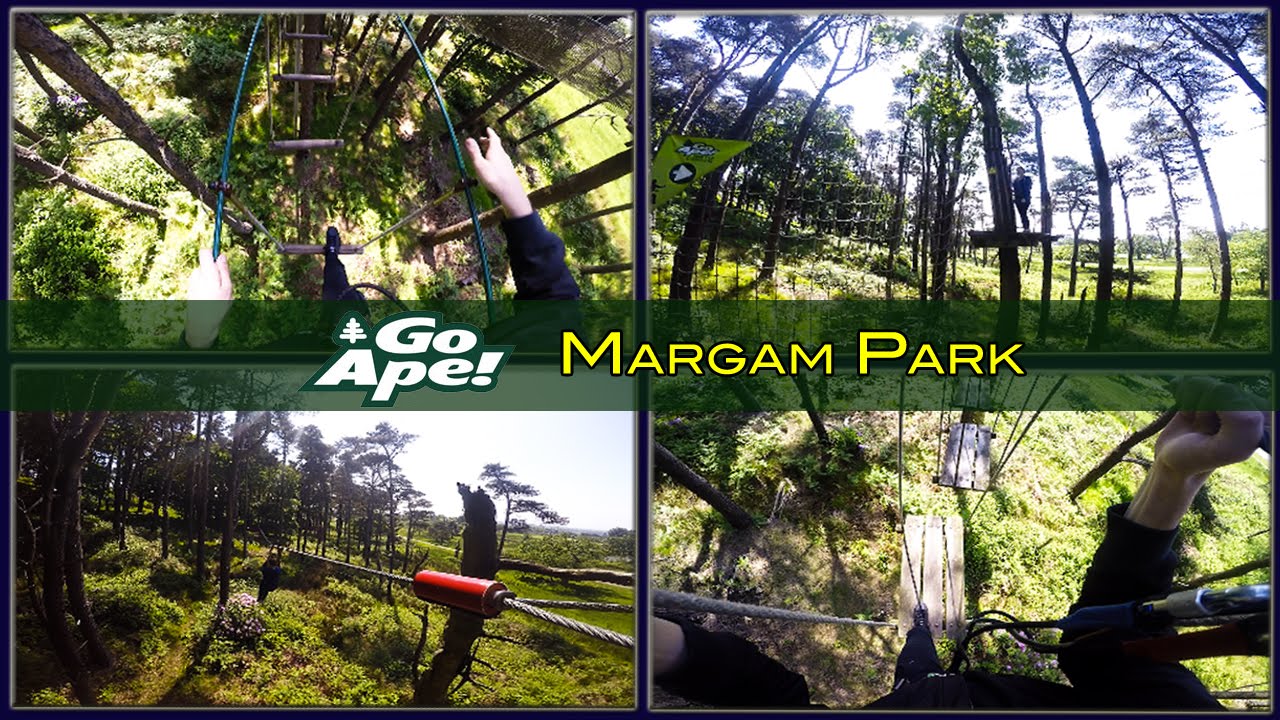 GO APE MARGAM PARK - TREE TOP ADVENTURE || POV | GOPRO || - YouTube