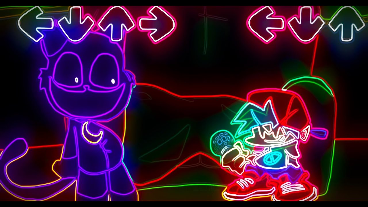 FNF NEON but CATNAP?! (Poppy Playtime 3 Animation) - YouTube