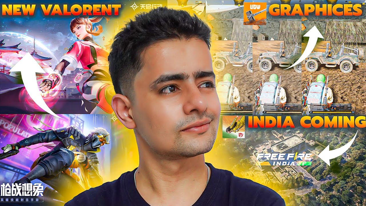 Free Fire India Launch dates Revealed, UGW all Graphics & New Valorent ...