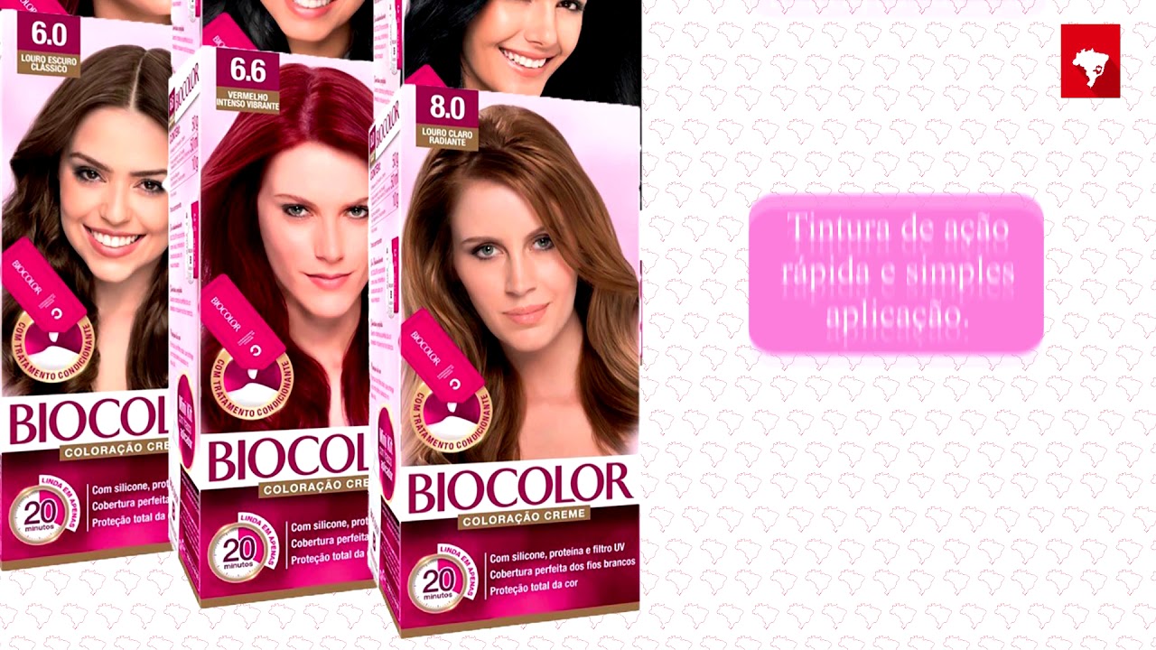 Tintura Biocolor Mini Kit Creme | Drogaria Minas Brasil - YouTube