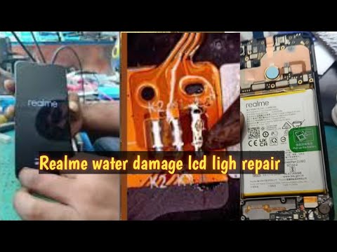 Realme no light solution,How to repair water damage Lcd - YouTube