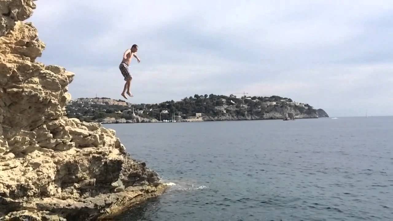 Rock jumping in Mallorca - YouTube