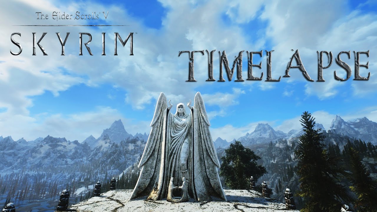 Skyrim Timelapse | HD | Heavily Modded - YouTube