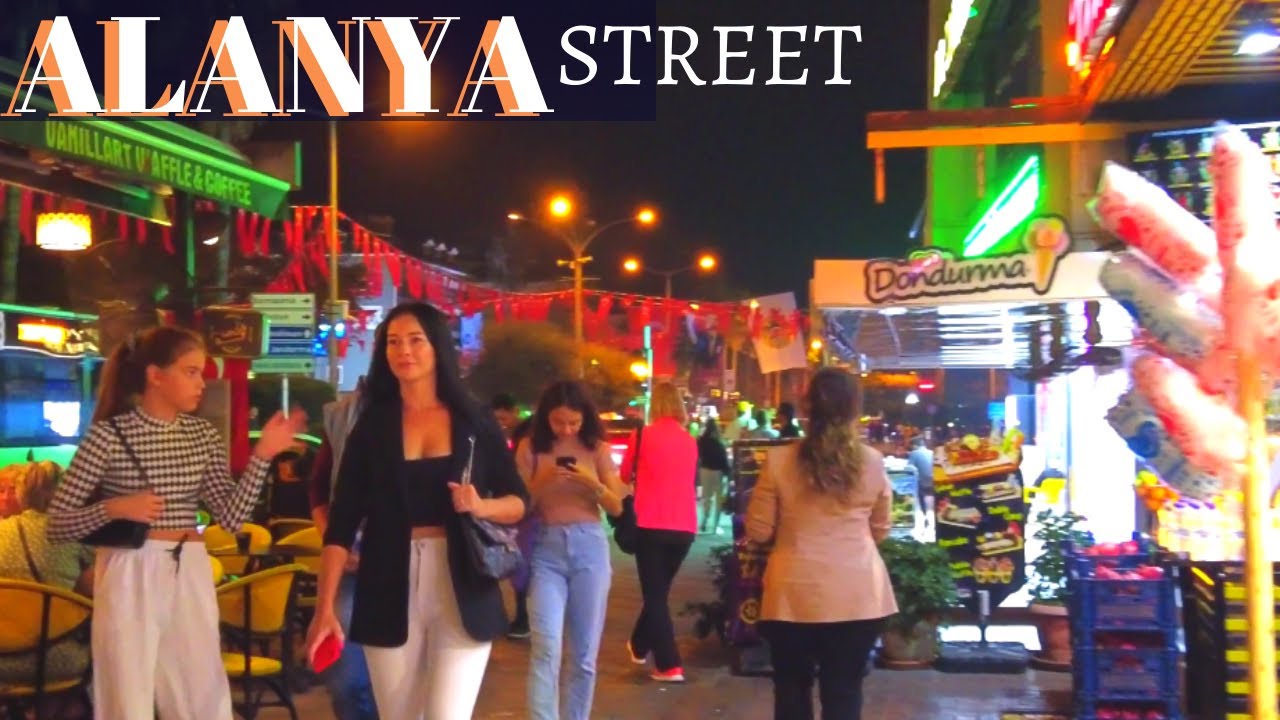 alanya street tour 2022 october ! alanya walking tour antalya turkey ...