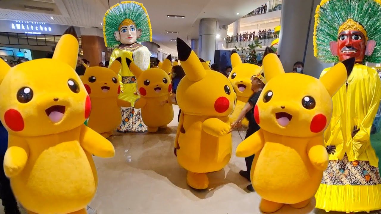 GOYANG POKEMON | LAGU POKEMON DIMANA KAMU | BADUT POKEMON VS ONDEL ...