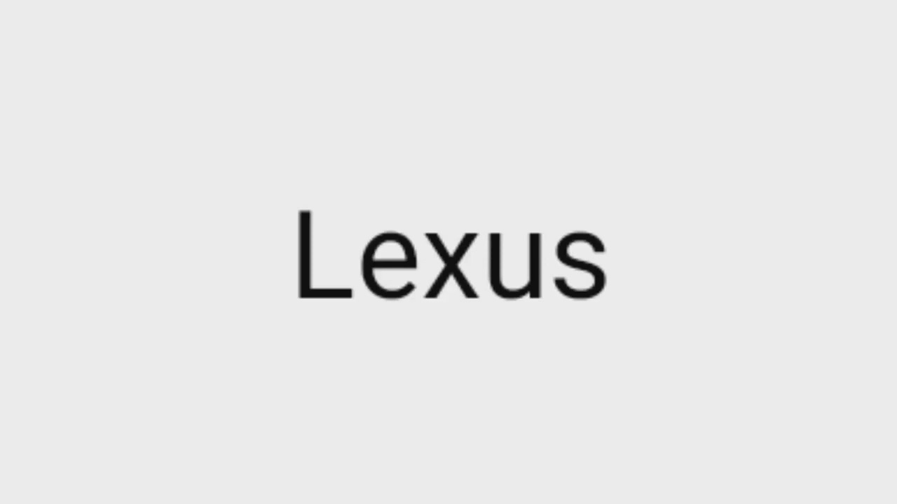 How to pronounce Lexus. - YouTube
