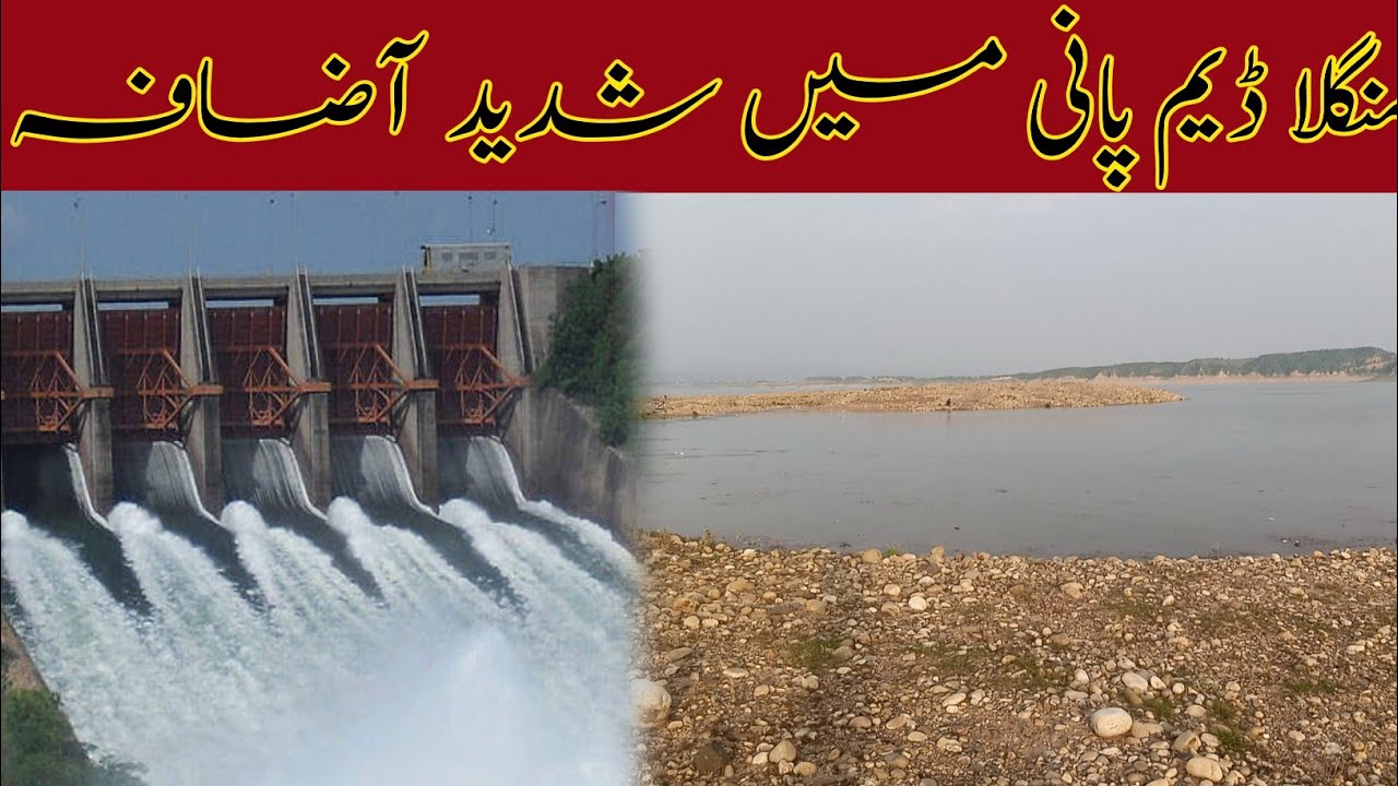 Mangla Dam water Rise up due to Ponch River | Kotli Area in Flood due ...