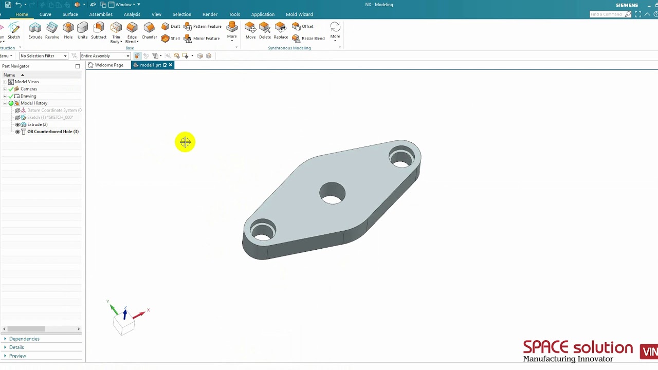 Điểm mới trong NX 1926 Drafting | What's new in NX 1926 Drafting - Hole ...