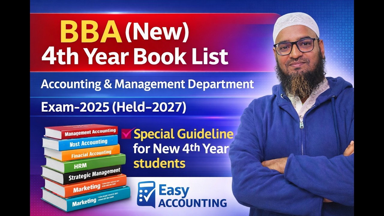 BBA 4th Year Book List | Accounting & Management Department | Easy ...