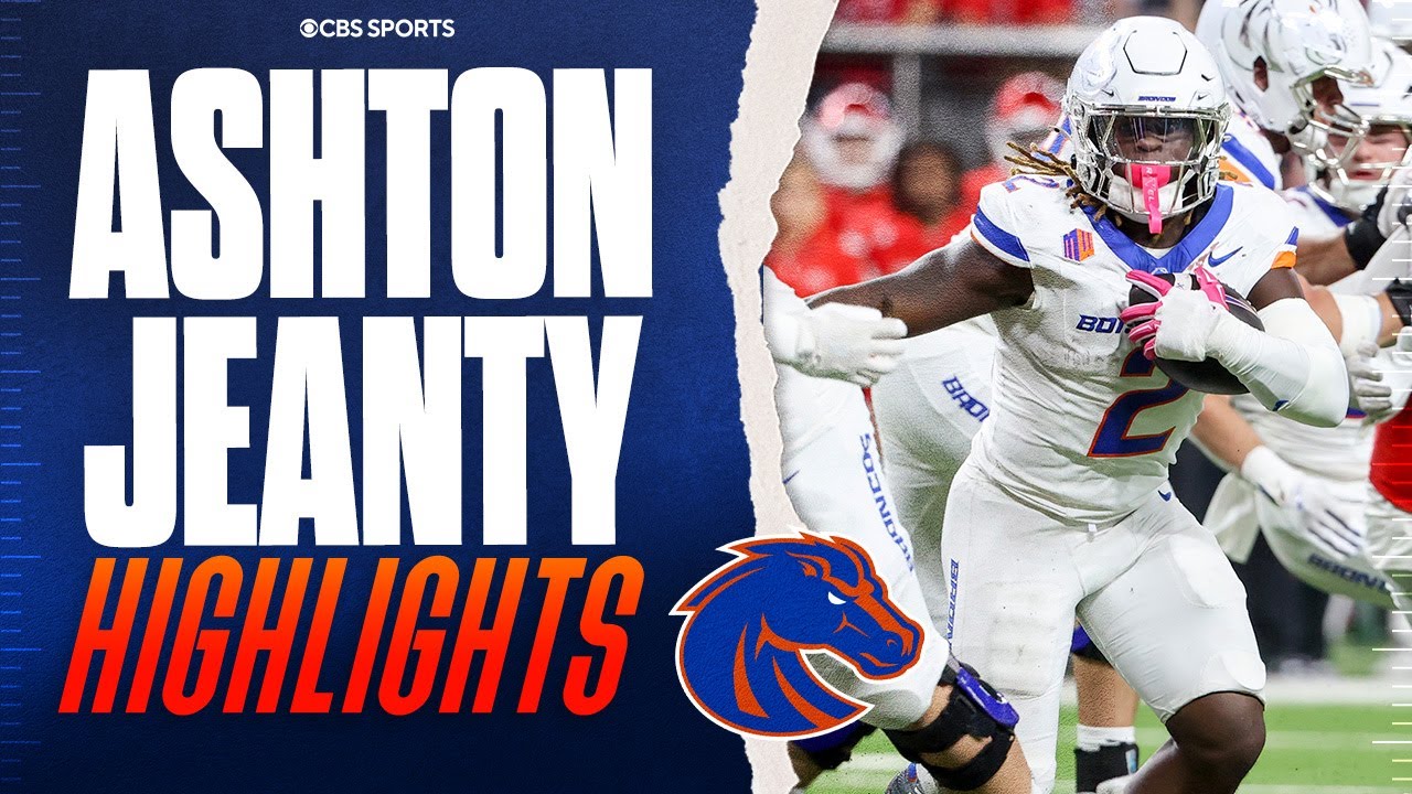Ashton Jeanty rushes for 128 yards, scores 1 TD | Full Game Highlights ...