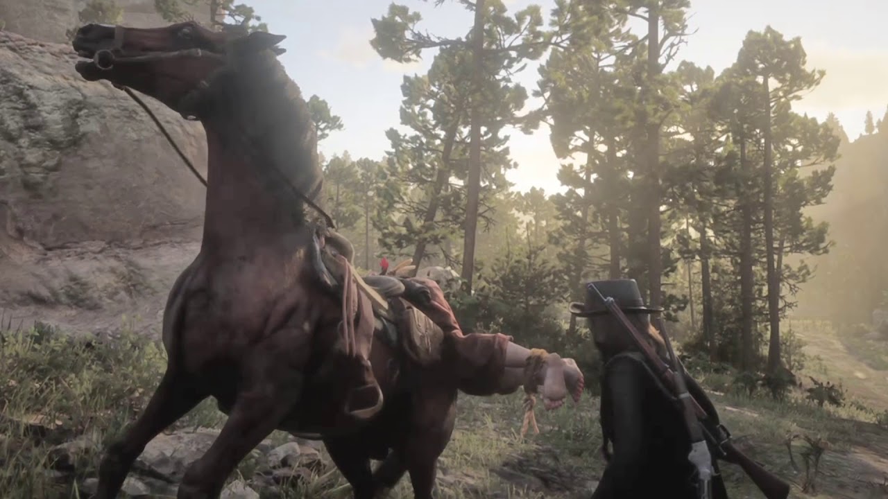 Mari's foot fetish Caught Barefoot Lala in Red Dead Redemption 2 - YouTube