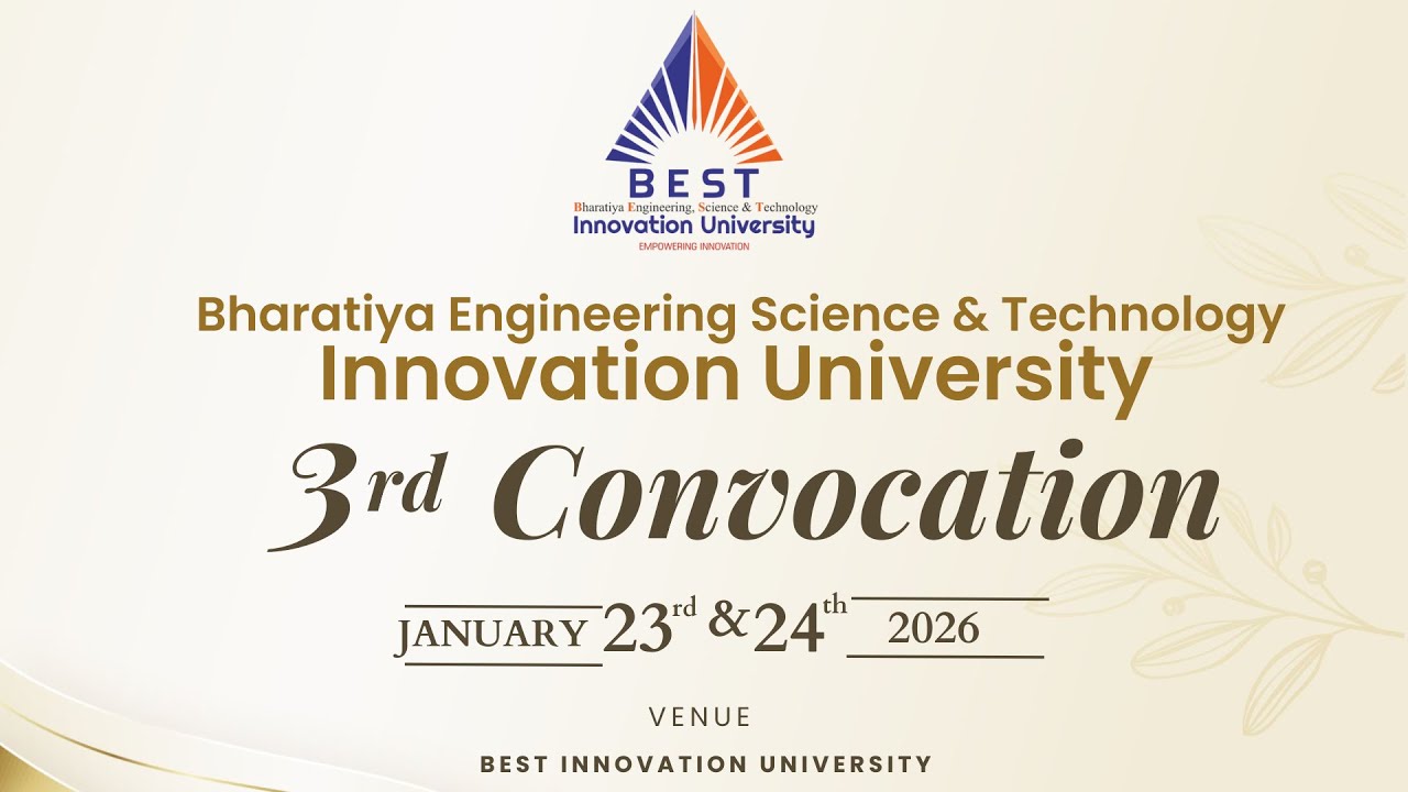 BEST Innovation University | 3rd Convocation - YouTube