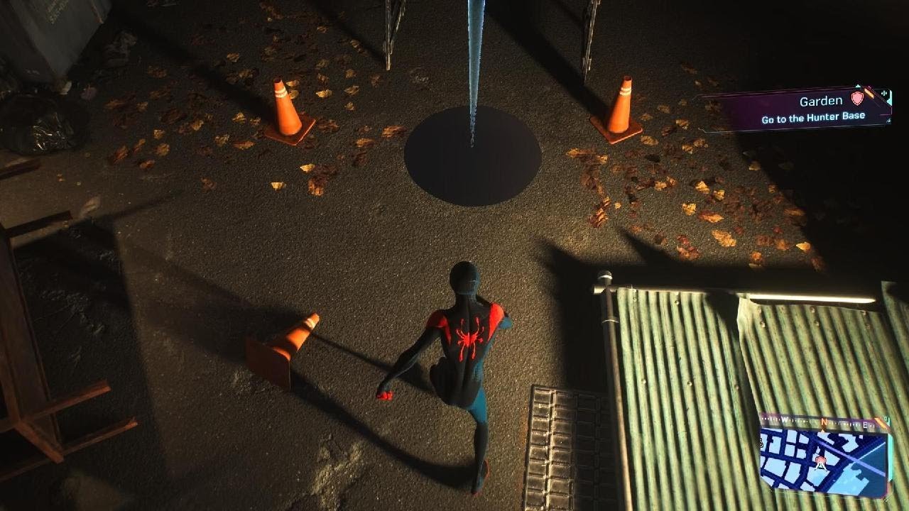 Marvel's Spider-Man 2 Garden Hunter Base glitch - YouTube