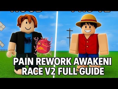 "PAIN Fruit RACE V2 Awakening FULL Guide 😱 | Blox Fruits Update" - YouTube