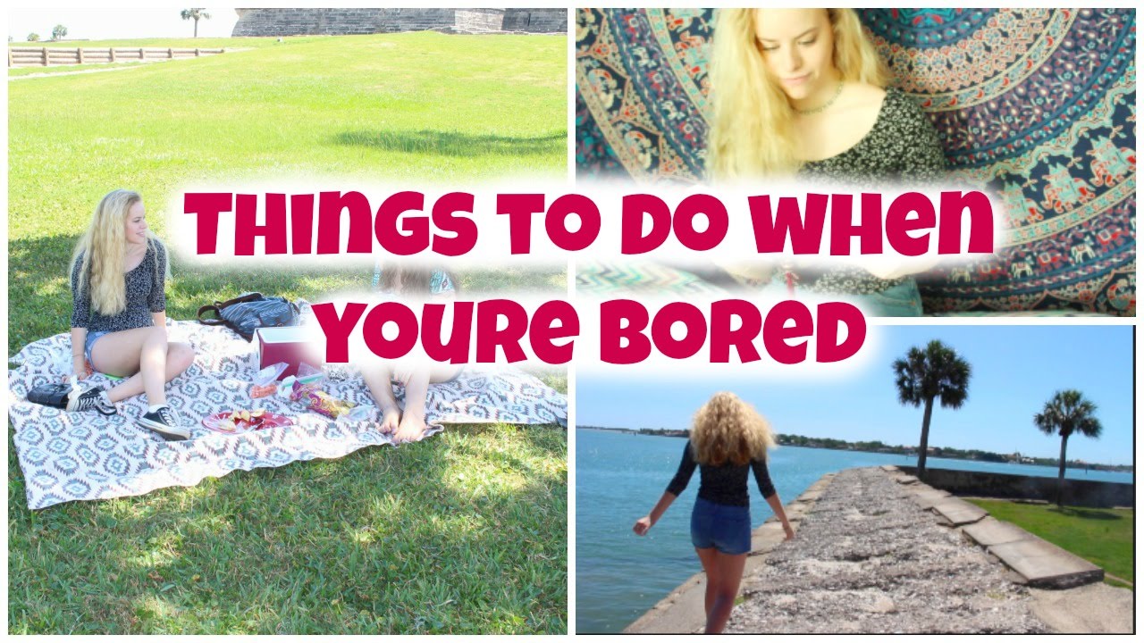 What To Do When You're Bored In Summer! | Courtney Marmo - YouTube