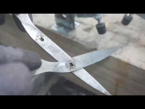 Kırık makastan Bıçak Yapımı