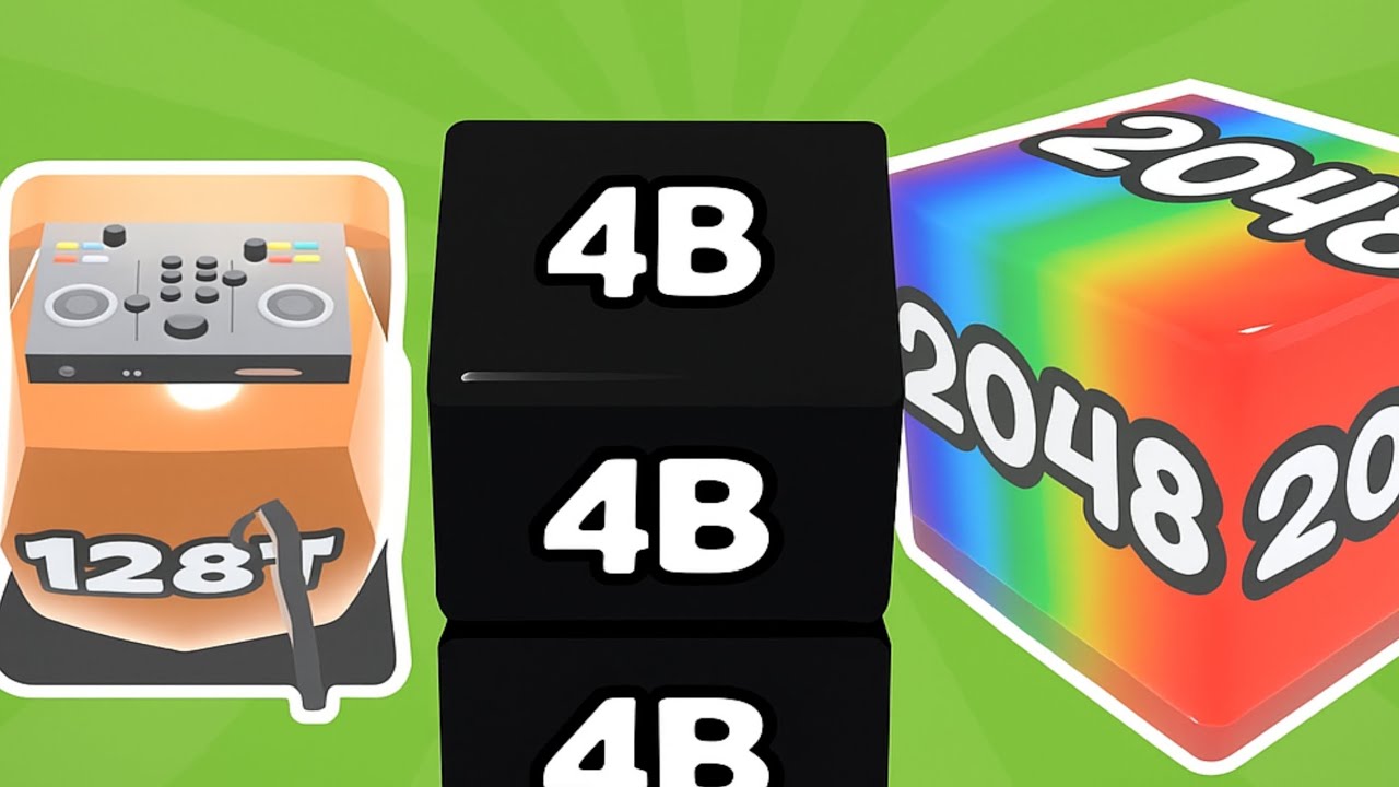 Jelly run 2048 / ULTIMATE Jelly Run 2048 128T jelly Cube run merge ...