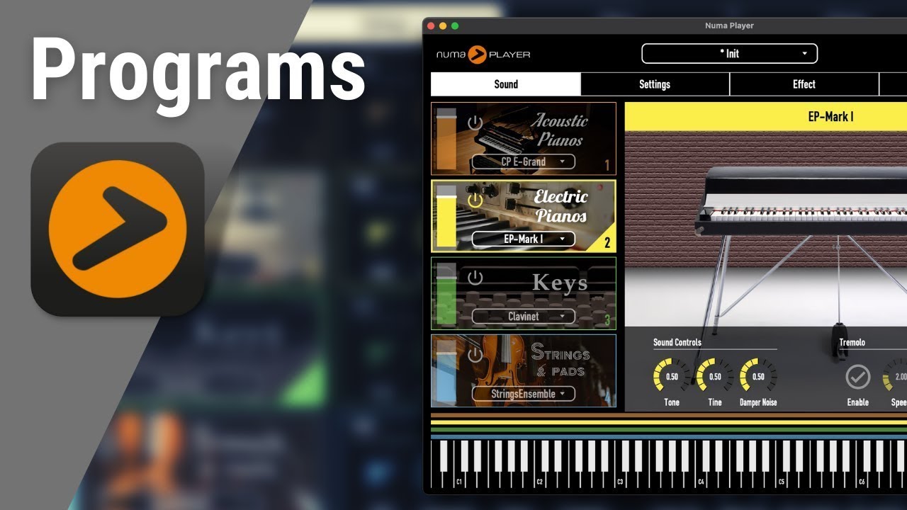 NUMA PLAYER Sound Demo #05: Programs - YouTube