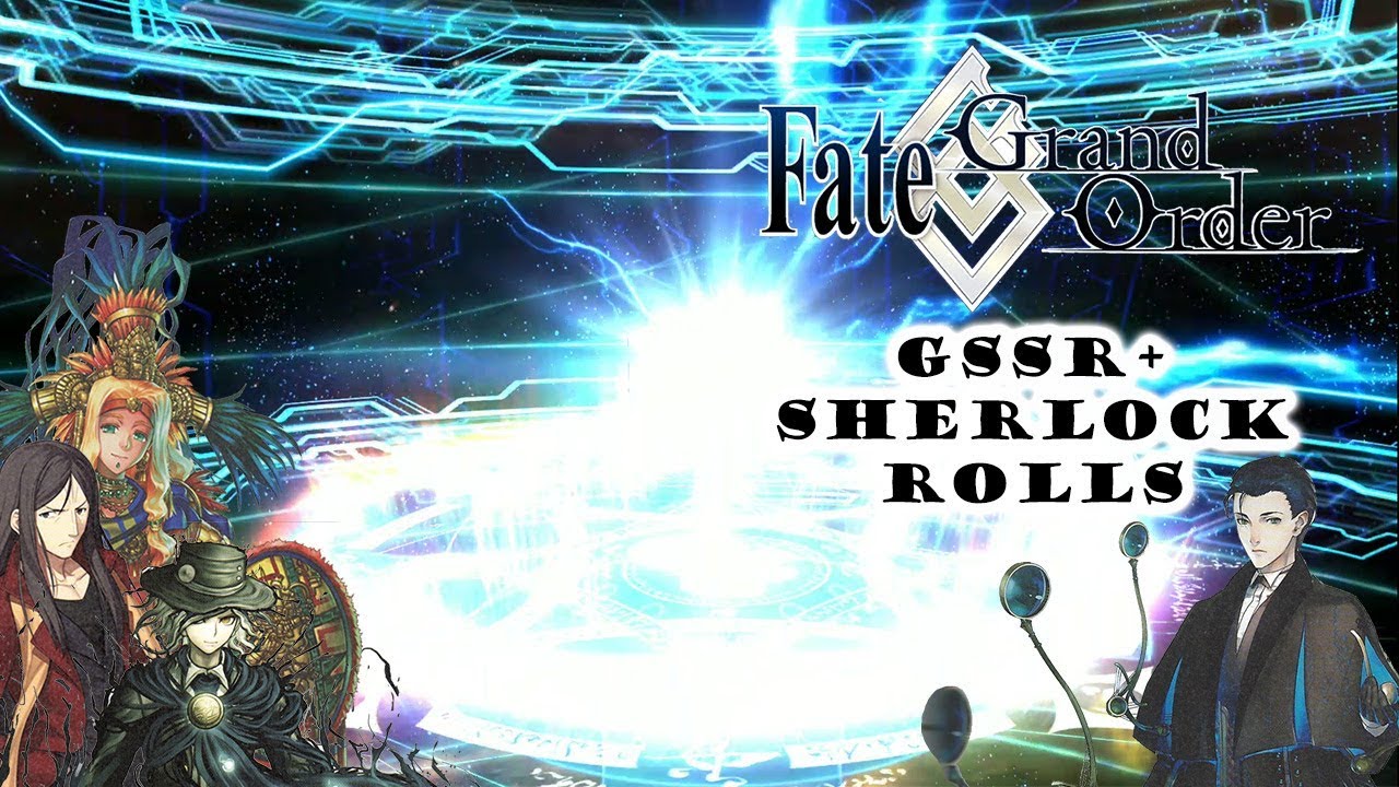 SEVERAL GOLD CARDS?! - Fate Grand Order - SSR and Sherlock Gacha - YouTube