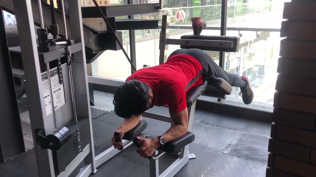 ONE LEG HAMSTRING CURL - YouTube