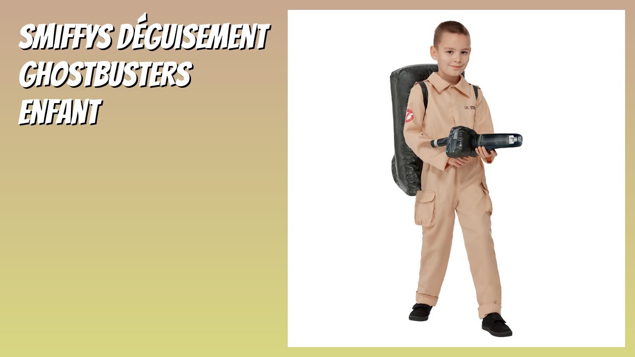 AVIS (2026) : Smiffys Déguisement Ghostbusters Enfant. DÉTAILS - YouTube