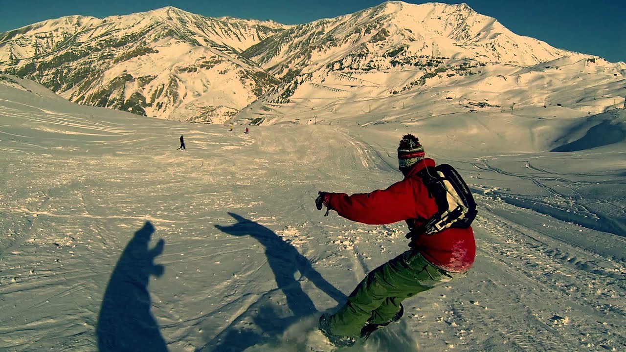 DIZIN SKI PIST iran 2014 quicktime - YouTube