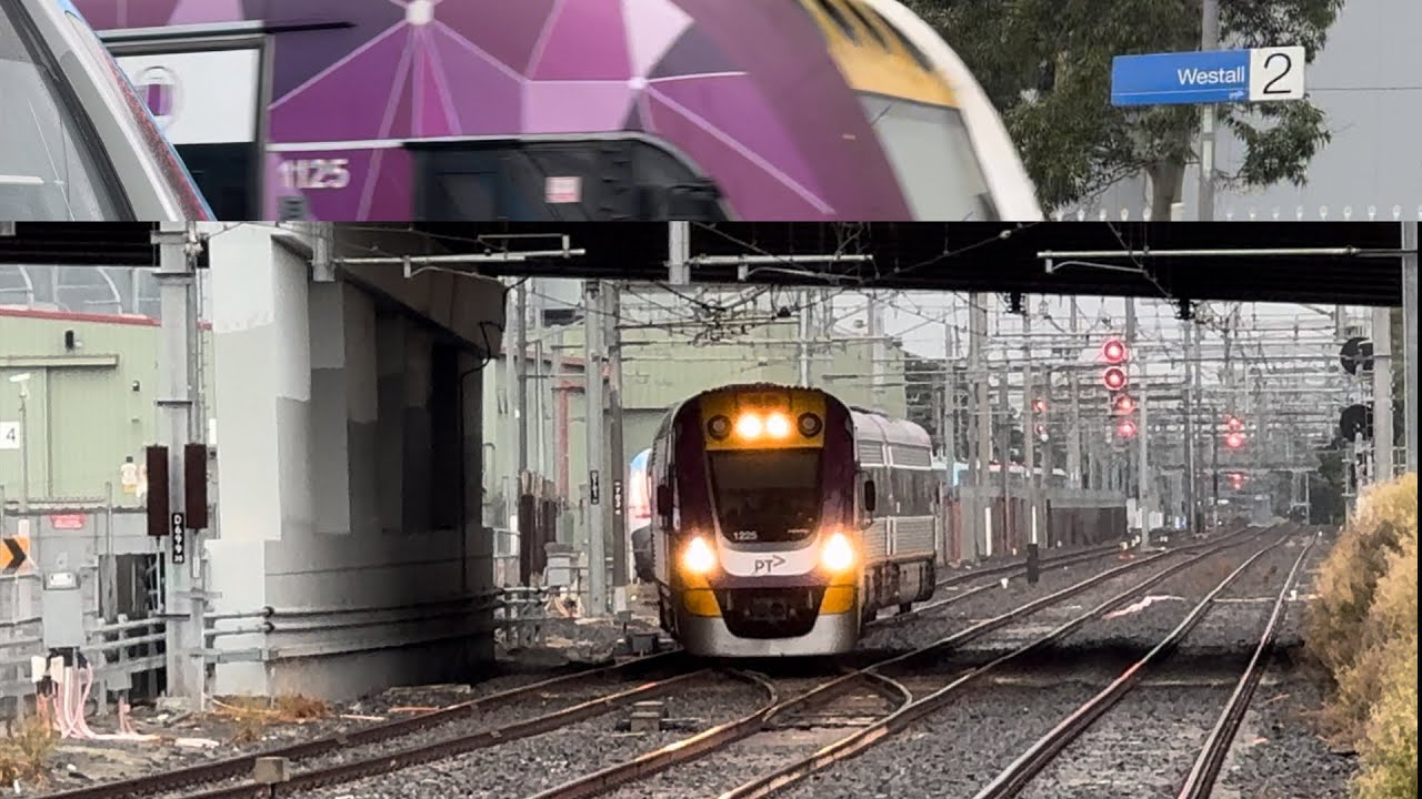 Not often seen!!! V/Line using the Bypass Track at Westall Station | 26 ...