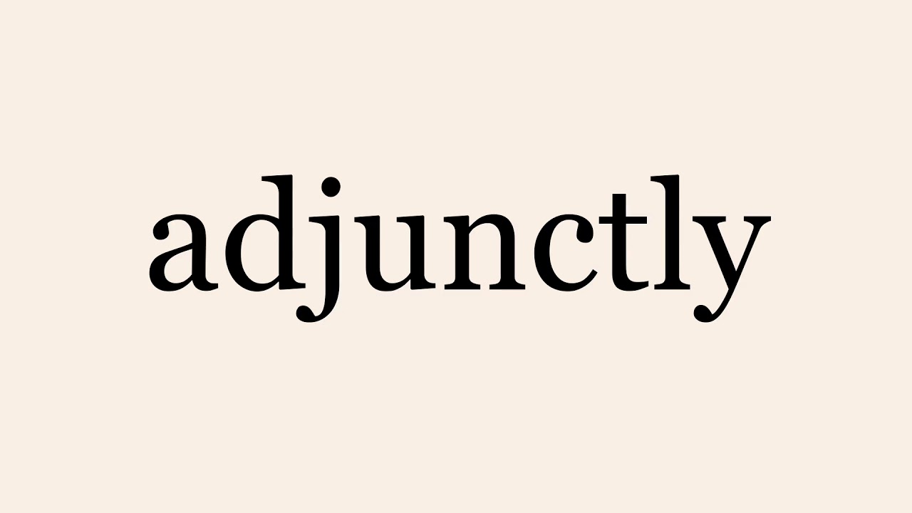adjunctly - YouTube