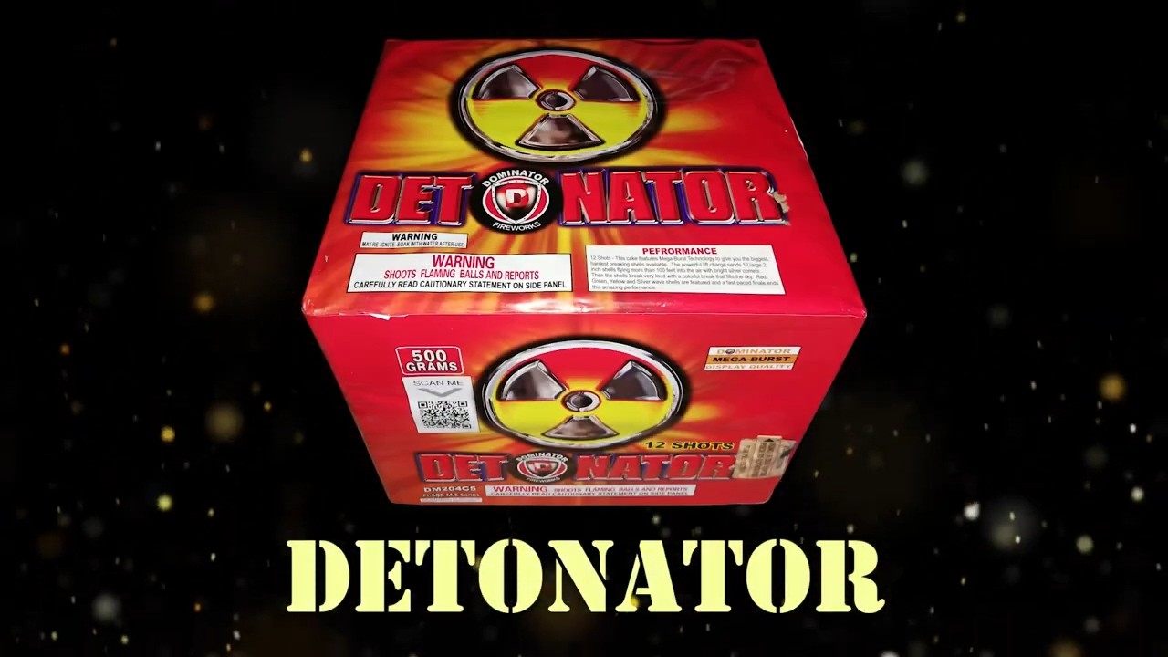 DM204C5 Detonator 500G Firework Dominator Fireworks - YouTube