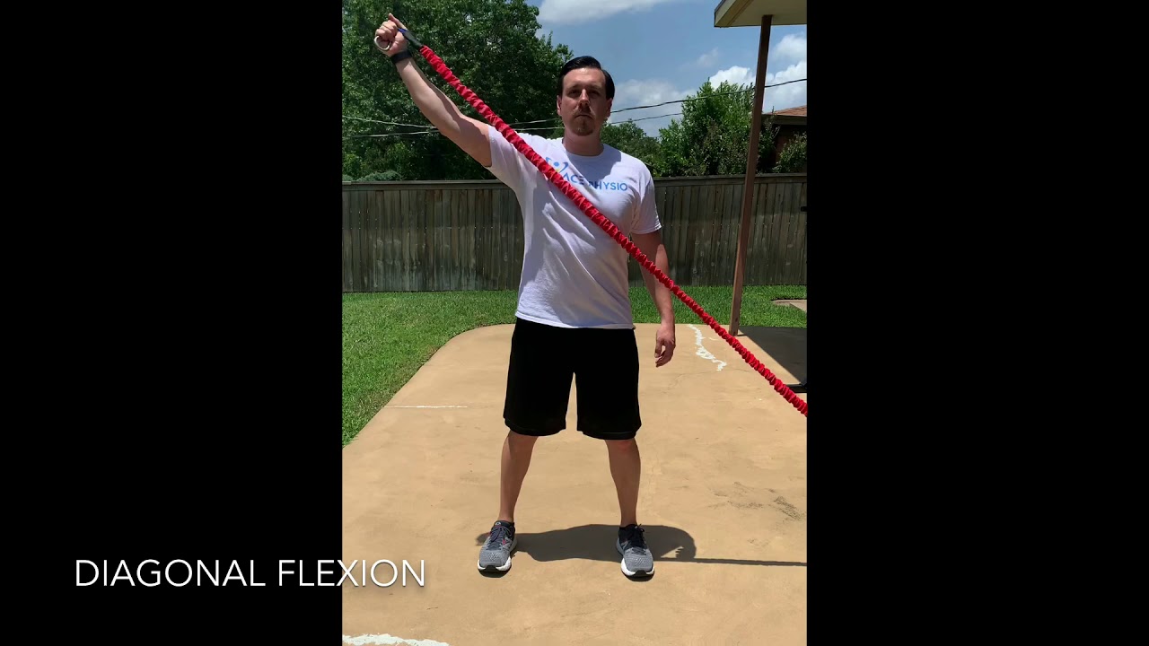 Thrower's 10 | Diagonal Flexion | Shoulder Strengthening | ACE Physio ...