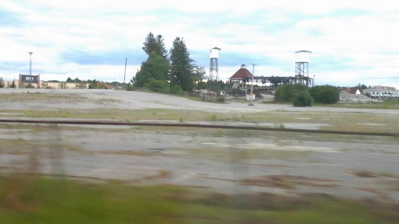 Almost demolished, the Main building of the former Racetrack Rockingham ...
