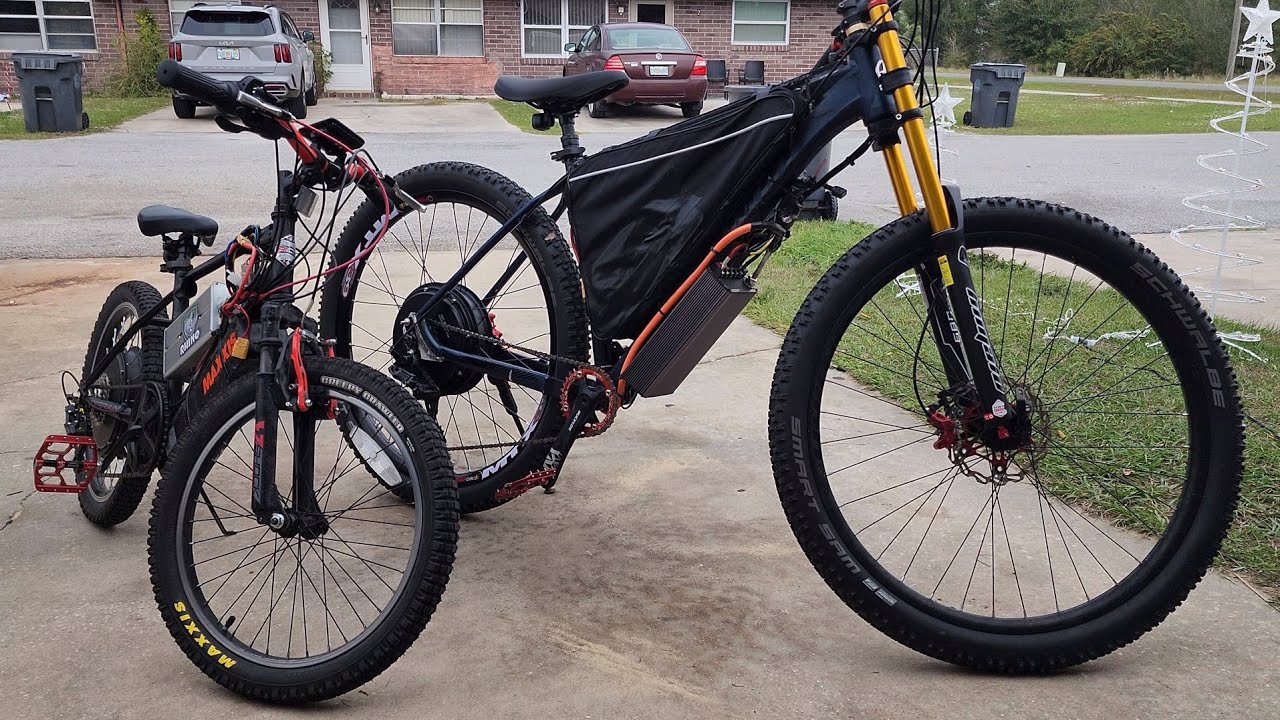 The benefits of having a high powered setup on a regular bicycle. - YouTube