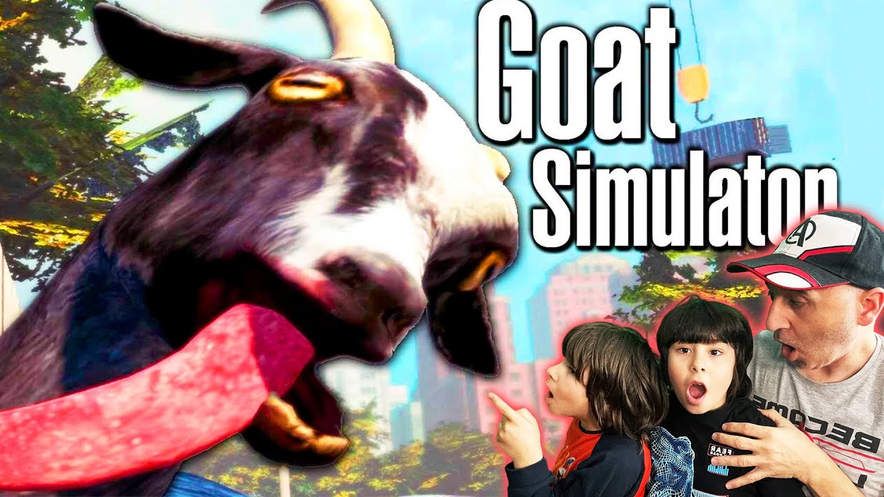 SOY una CABRA y hago cosas RARAS!! Dani y Evan en Goat Simulator - YouTube