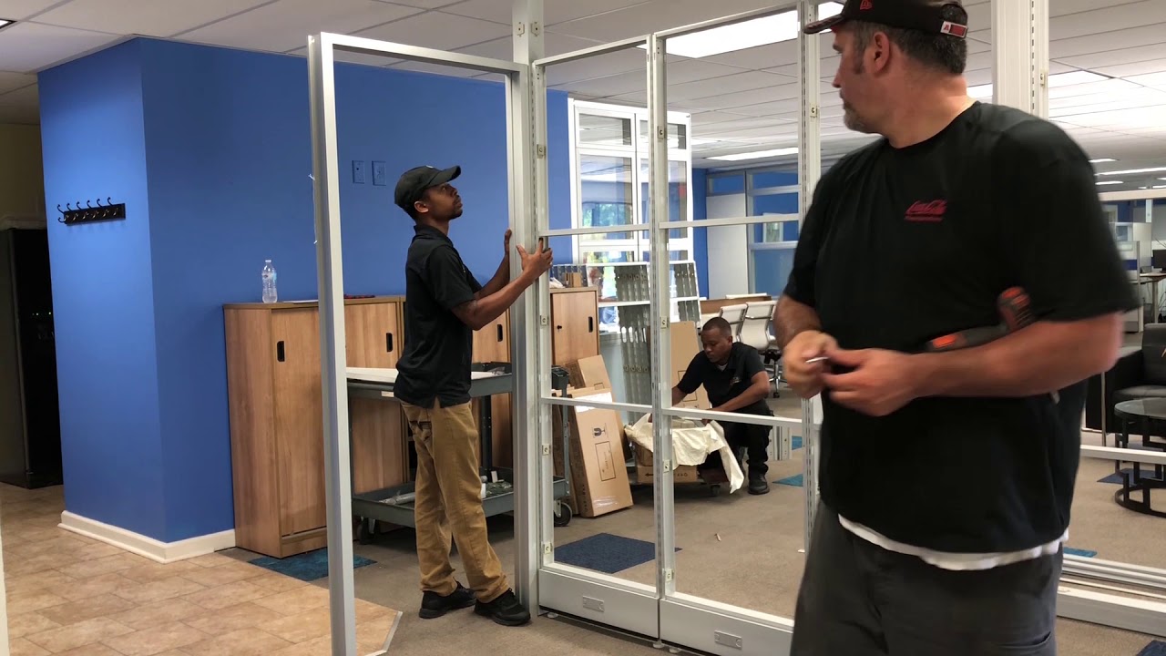 Installing Door Frame Against A Connector - YouTube