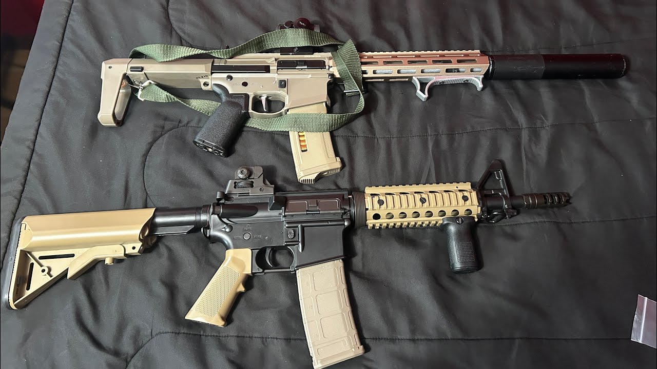 DSG AEG Rifle VS SSG AEG Rife-Airsoft - YouTube