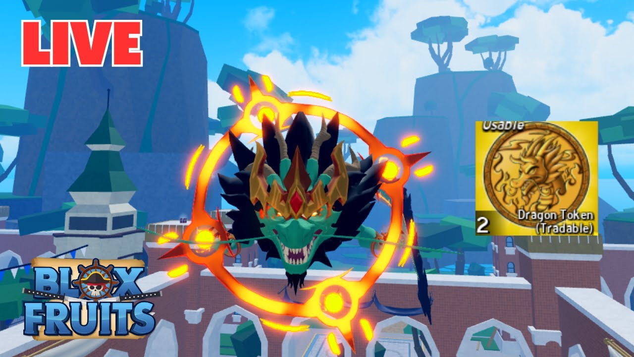 Blox Fruits LIVE! Dragon Fruit Rework Update! Trading! - YouTube