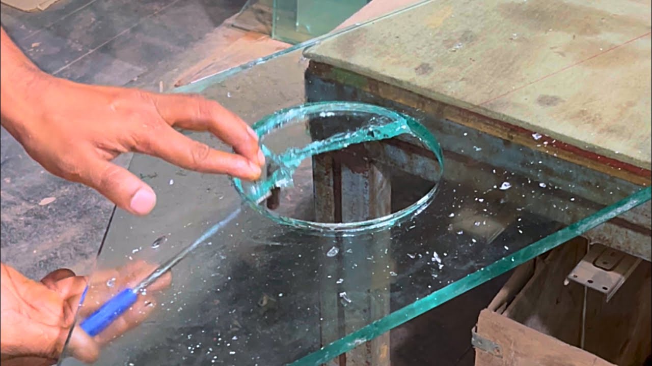 12Mm Glass Round cutting 🔥Easy Tips. Video. - YouTube