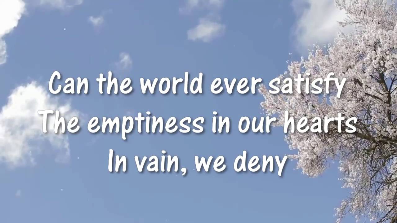 In Him Alone - accompaniment with lyrics - YouTube