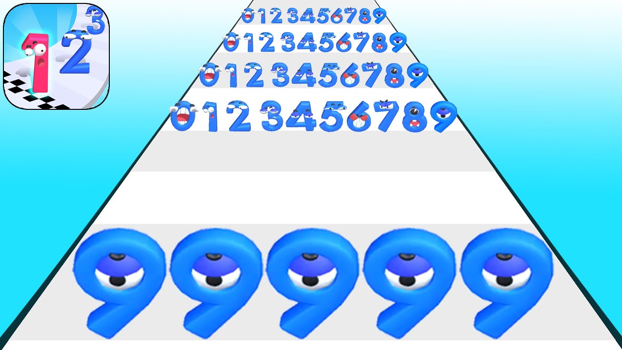 Play 9999 Levels Tiktok Mobile Game Number Leveling Top Satisfying ...