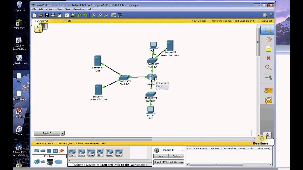 Implementing Basic ACLs on a Cisco Router - YouTube