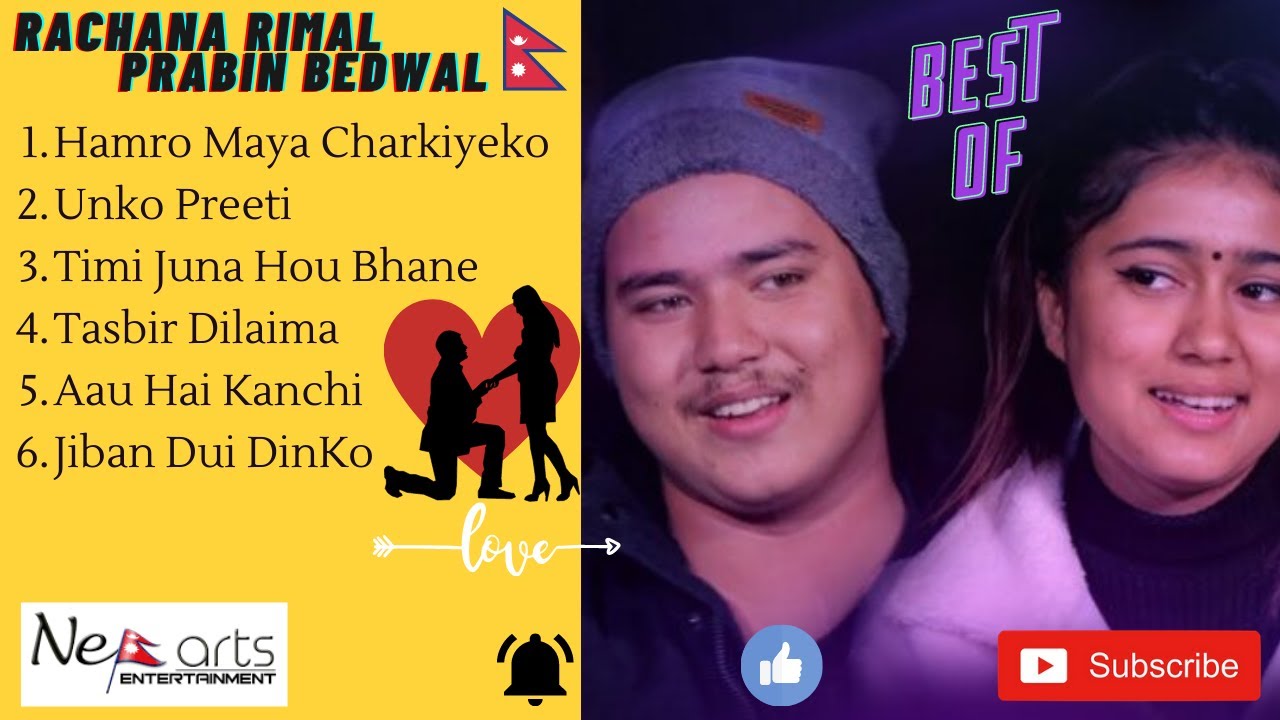 New Nepali Songs Collections II Best Of Rachana Rimal II Prabin Bedwal ...